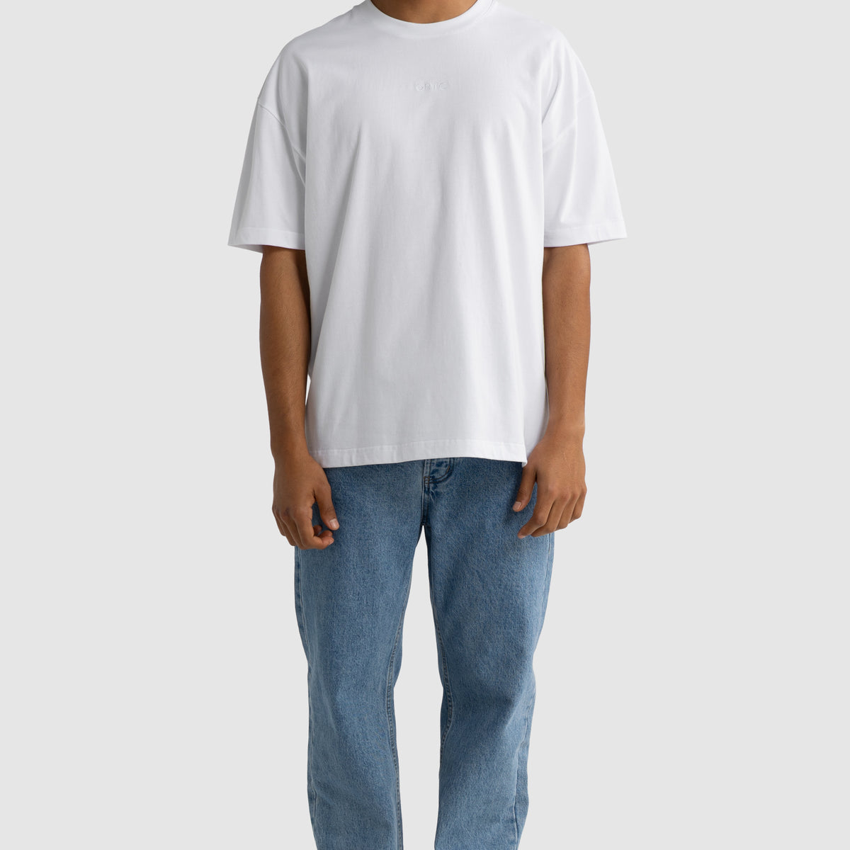 ORTC Men's Essential Box Fit Logo T Shirt White – ORTC Clothing Co