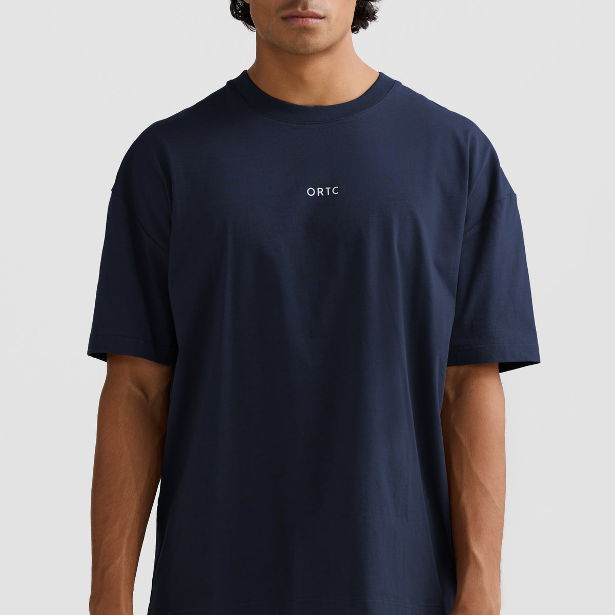 ORTC Men's Oli Box Fit Logo T Shirt Navy – ORTC Clothing Co